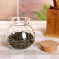 China SGS Lead Free Borosilicate Glass Wide Mouth Storage Jars for sale