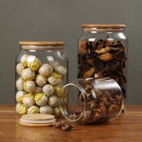 China Mouth Blown 3200ml Borosilicate Glass Storage Containers for sale