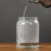 China Mouth Blown 3200ml Borosilicate Glass Storage Containers for sale