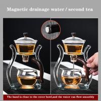 China Pumpkin Shaped Heat Resistant Borosilicate Glass Tea Sets for sale