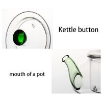 China 600ml Fire Burning Heat Resistant Borosilicate Glass Teapot for sale