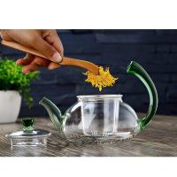 China 600ml Fire Burning Heat Resistant Borosilicate Glass Teapot for sale