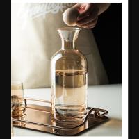 China Silicone Cap 1200ml Household Borosilicate Glass Tea Kettle for sale