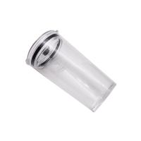 China Beverage 450ml Borosilicate Glass Straw Coke Cups for sale