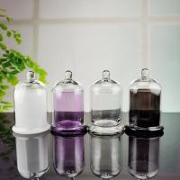 China Wedding Candle Custom Logo 9cm 10cm Glass Bell Jar for sale