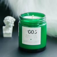 China FDA Gift Aluminum Cover Dia 5cm 7.2cm Glass Candle Cup for sale