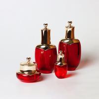 China Screw Cap 25ml 150ml Crystal Cosmetic Glass Bottles for sale