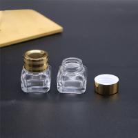 China SGS FDA Brown Glass Screw Cap 15g Cosmetic Cream Bottle for sale