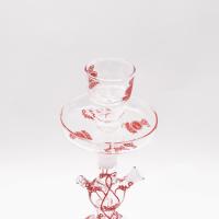 China Bars Inhale Borosilicate Glass Water Tobacco Pot for sale
