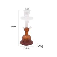 China LFGB Inhale Straight Borosilicate Glass Water Pipe Pot for sale
