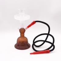 China LFGB Inhale Straight Borosilicate Glass Water Pipe Pot for sale