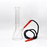 China Restaurants Clear Inhale Borosilicate Glass Hookah Pipe for sale