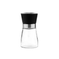 China Hygienic Lead Free Rotatable Grinding Lid Glass Pepper Jar for sale