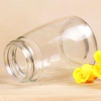 China Hygienic Lead Free Rotatable Grinding Lid Glass Pepper Jar for sale