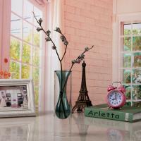 China Creative Artistic Double Height Borosilicate Glass Vases for sale