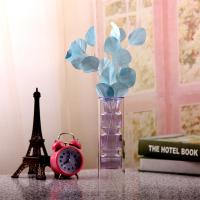China Creative Artistic Double Height Borosilicate Glass Vases for sale