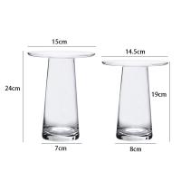 China Family Decorative Crystal Borosilicate Glass Vases for sale