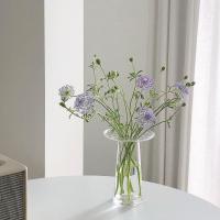 China Family Decorative Crystal Borosilicate Glass Vases for sale