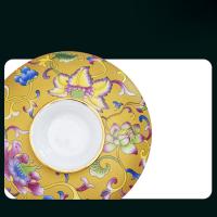 China Cadmium Free 450ml Clear Ceramic Filter Glass Tea Cup for sale