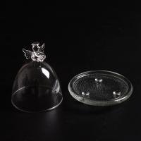 China SGS Wedding Angelic Transparent Candle Glass Cover for sale