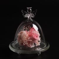 China SGS Wedding Angelic Transparent Candle Glass Cover for sale