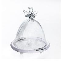 China SGS Wedding Angelic Transparent Candle Glass Cover for sale