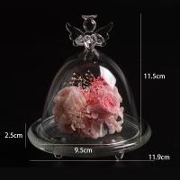 China SGS Wedding Angelic Transparent Candle Glass Cover for sale