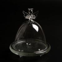 China SGS Wedding Angelic Transparent Candle Glass Cover for sale