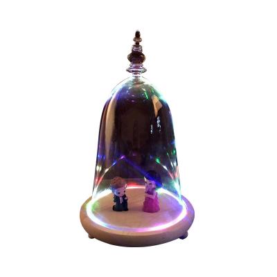 China Custom Home Decorative Bell Transparent Glass Cover for sale