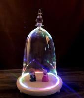 China Custom Home Decorative Bell Transparent Glass Cover for sale
