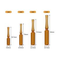 China 3ml 5ml Amber Clear Borosilicate Glass Injection Bottles for sale