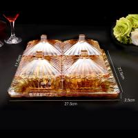 China Supermarket Dessert Chocolate Candy Glass Split Trays for sale