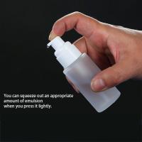 China Spray Cap Frosted 120ml 50g Cosmetic Glass Bottles for sale