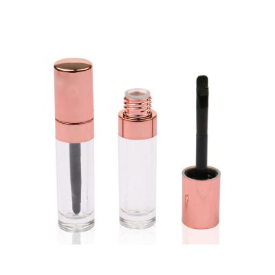 China Custom Rose Gold Lid Glass Dropper Emulsion Essence Bottle for sale