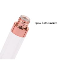 China Custom Rose Gold Lid Glass Dropper Emulsion Essence Bottle for sale