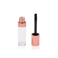 China Custom Rose Gold Lid Glass Dropper Emulsion Essence Bottle for sale