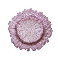 China Colorful 33cm Diameter Sunflower Shaped Glass Fruit Bowl for sale