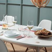 China Restaurant Ingot Shaped Wind White Glass Ceramic Plate for sale