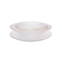 China 4mm Thick Texture Transparent Glass Plate Cutlery Set for sale