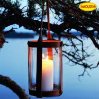 China Christmas Decorative Glass Candle Holder 15.5cm Diameter for sale