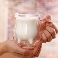 China 200ml Handmade Double Wall Borosilicate Glass Cup for sale