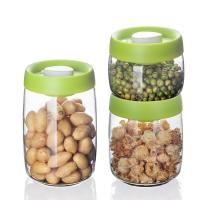 China Watertight Compressed Air Glass Storage Jars Manually Pressed for sale