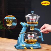 China 300ml Transparent Deer Type Heat Resistant Glass Teapot for sale