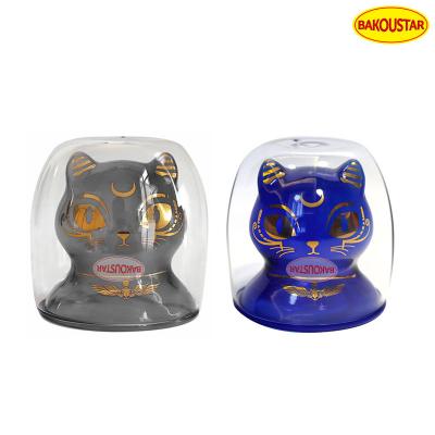 China Cat Form Double Wall Borosilicate Glass Mug 200ml for sale