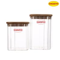 China Double Layer High Borosilicate Glass Storage Tank for sale