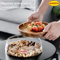 China Lead Free Dried Fruit Storage Borosilicate Glass Jars for sale