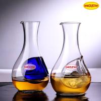 China Whiskey Wine Ice Separation Glass Decanter 250ml 500ml for sale
