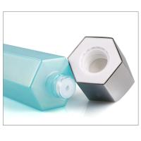 China Spray Cap 110ml Hexagonal Glass Cosmetic Bottle Set for sale