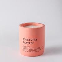 China Custom Logo Nordic Cylinder Concrete Candle Holders for sale