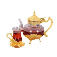 China 600ml Borosilicate Vintage Heat Resistant Glass Teapot for sale